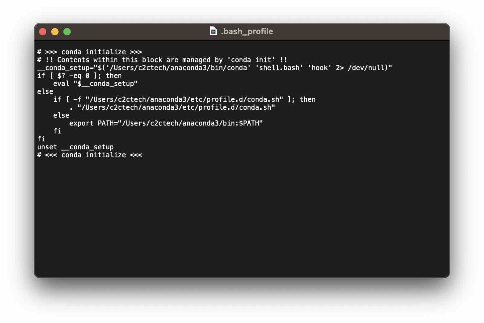 Open bash profile File In TextEdit Using Terminal